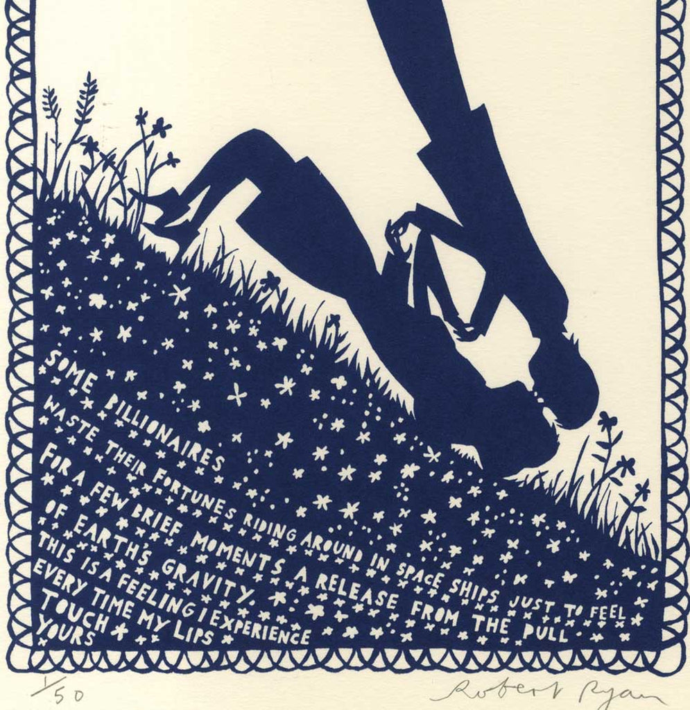 Anti Gravity Story. Screenprint. - Rob Ryan