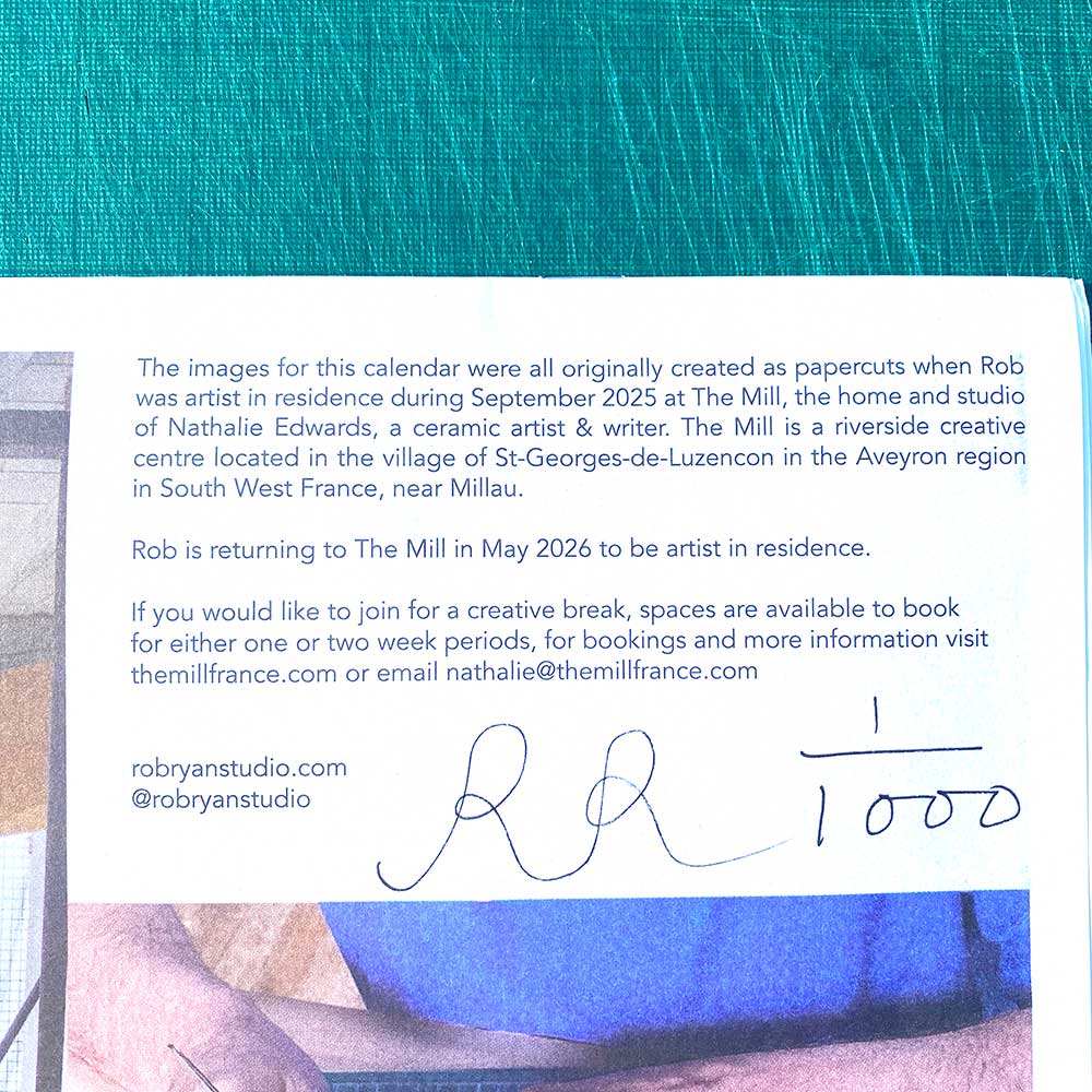 Rob Ryan 2026 Wall Calendar - Rob Ryan