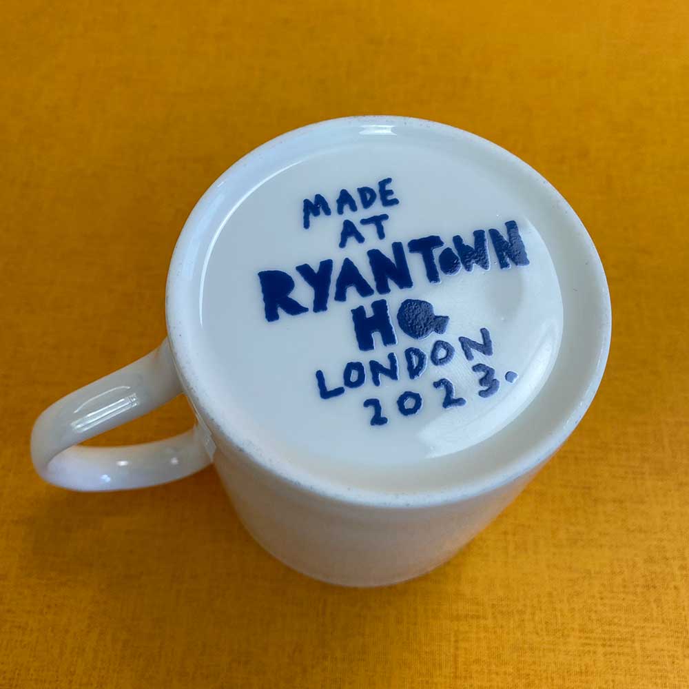 'Inside Outside Love' Ceramic Mug - Rob Ryan