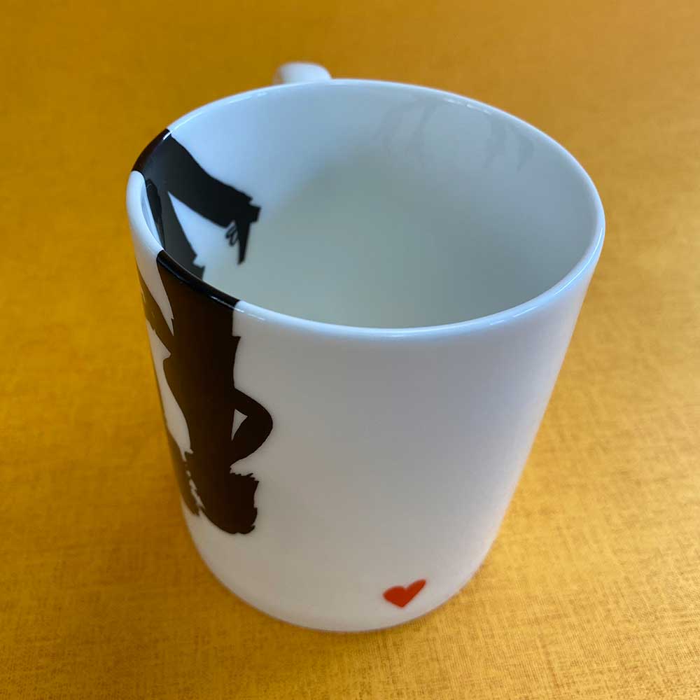 'Inside Outside Love' Ceramic Mug - Rob Ryan